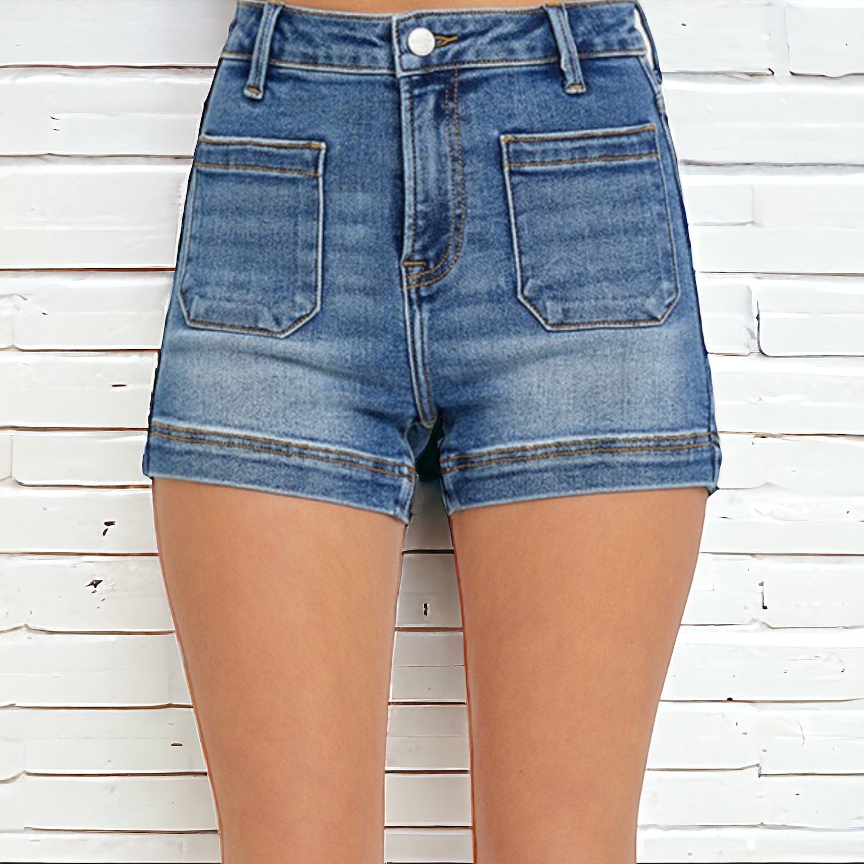 High Rise Front Pocket Shorts DARK – Chic Boutique